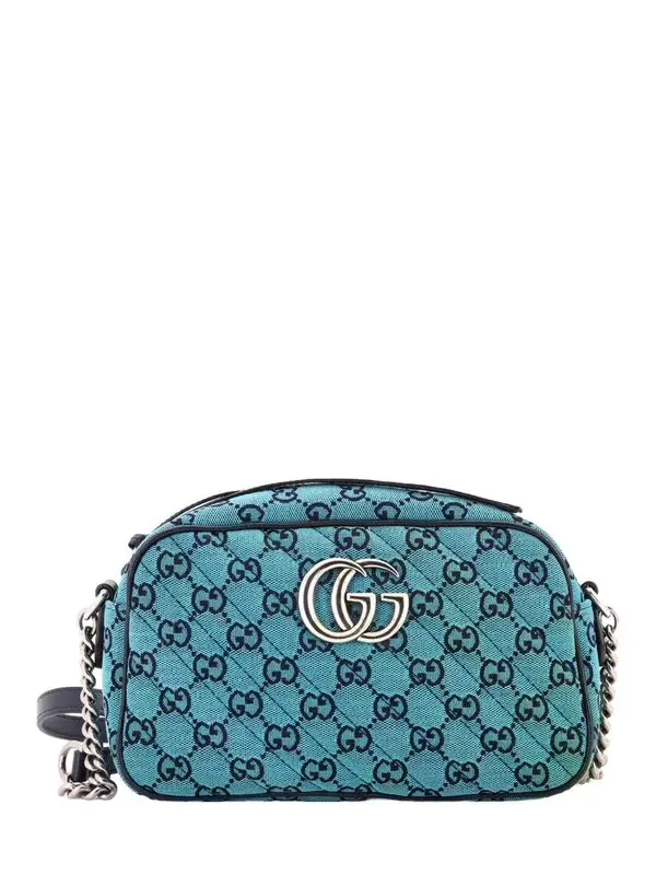 Gucci Gg Marmont Small Shoulder Bag - Blue