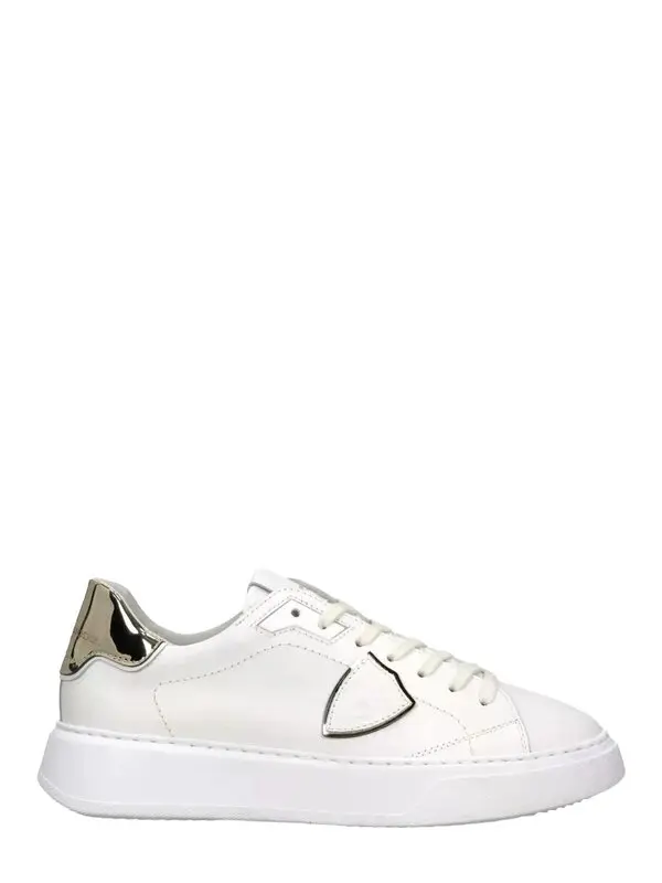 Philippe Model Temple Low Leather Trainers - White