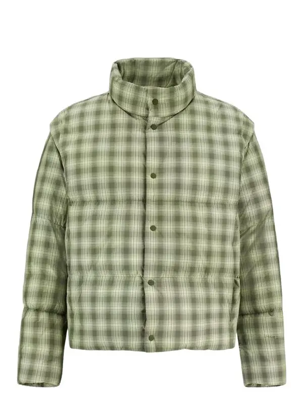 Herno Checked Padded Jacket - Green