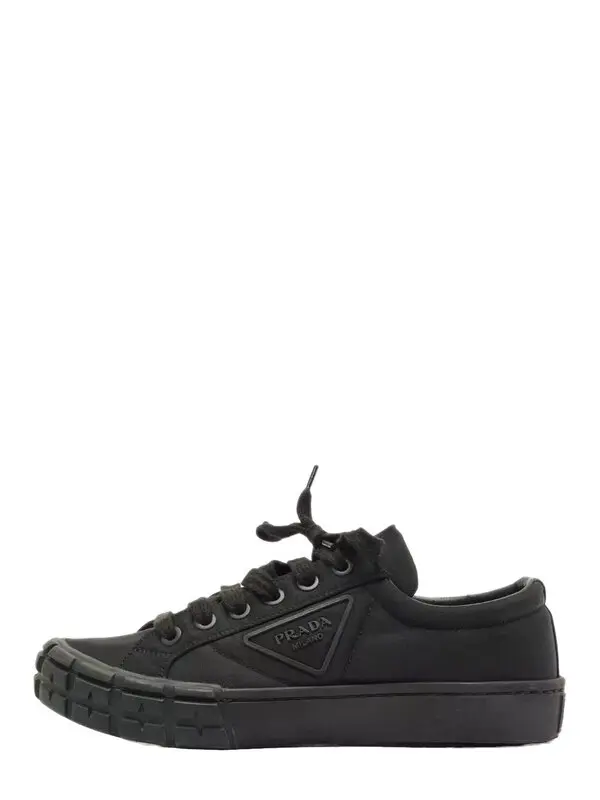 Prada Wheel Cassetta Sneakers - Black