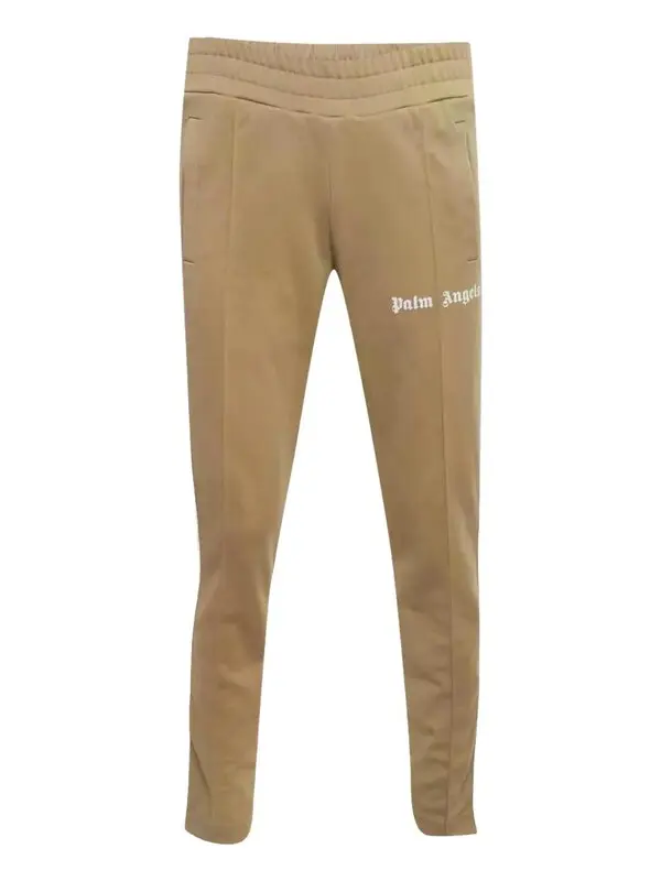 Palm Angels Jersey Logo-print Track Pants - Neutrals