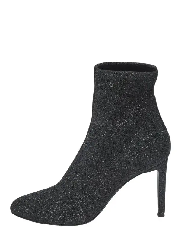 GIUSEPPE ZANOTTI Glitter Ankle Boots - Black
