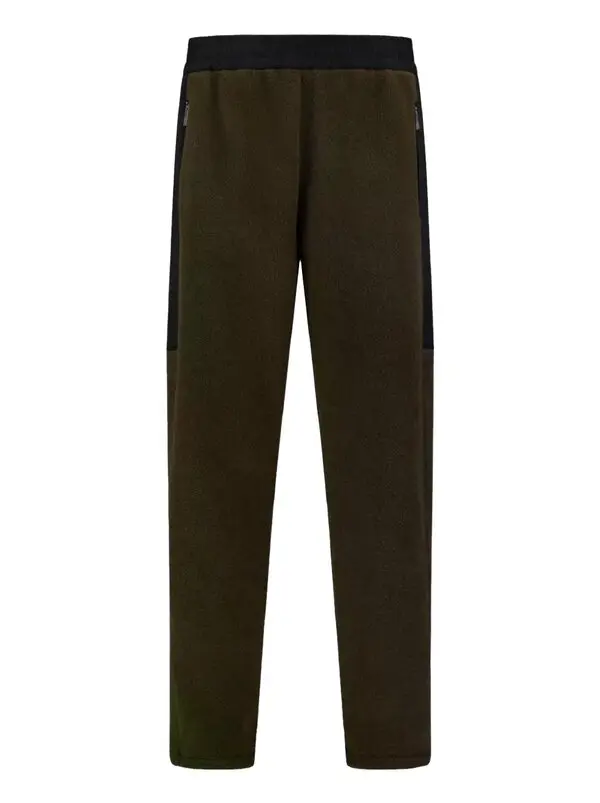 Herno Fleece Panelled Track Pants - Green