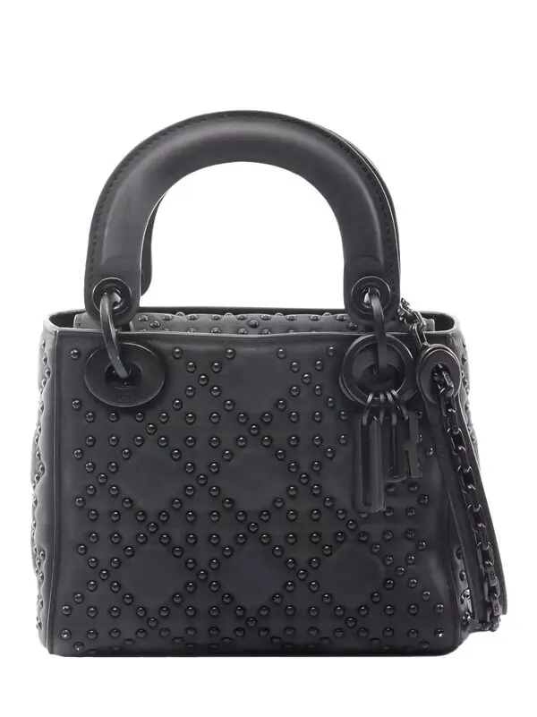 Dior 2010s Mini Lady Tote Bag - Black