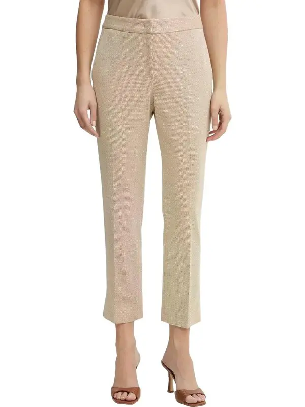 BOSS Cropped Trousers - Neutrals
