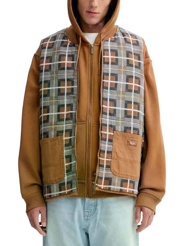 Dickies X Trasher Reversible Gilet - Brown