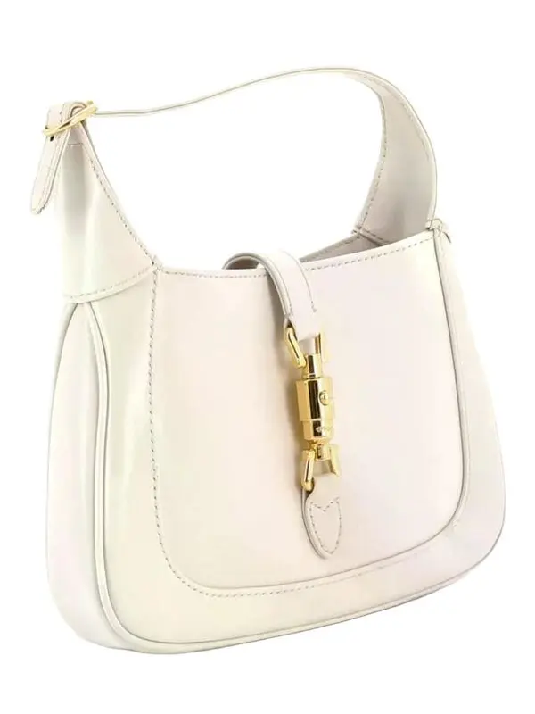 Gucci Jackie 1961 Leather Mini Hobo Bag - White