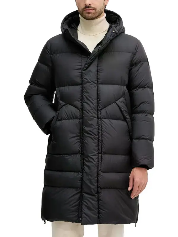 BOMBOOGIE Monaca Hooded Puffer Coat - Black