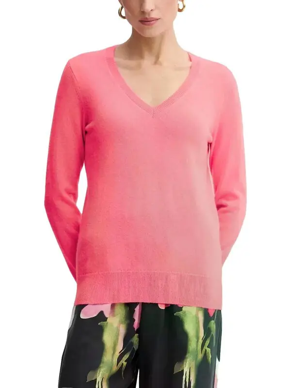 From Future V-neck Sweater - Pink
