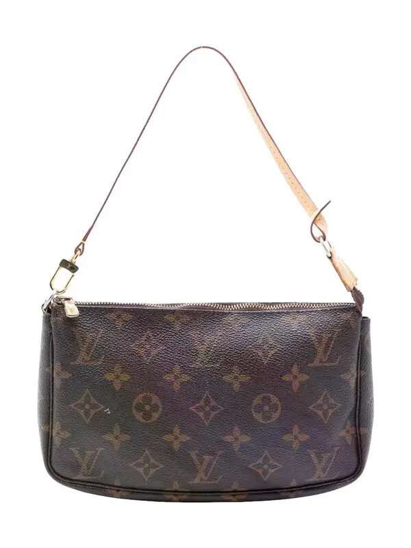 LOUIS VUITTON 1999 Monogram Pochette Accessoires - Brown