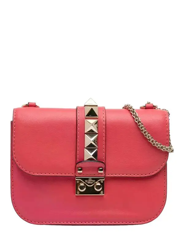 Valentino Garavani Rockstud Glam Lock Crossbody Bag - Pink