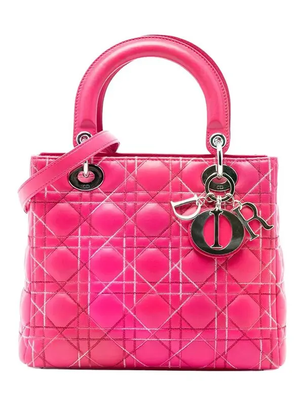 Dior 2011 Medium Lady Satchel - Pink