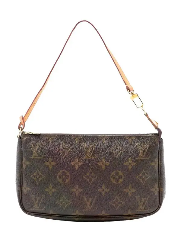 LOUIS VUITTON 2000 Monogram Pochette Accessoires - Brown