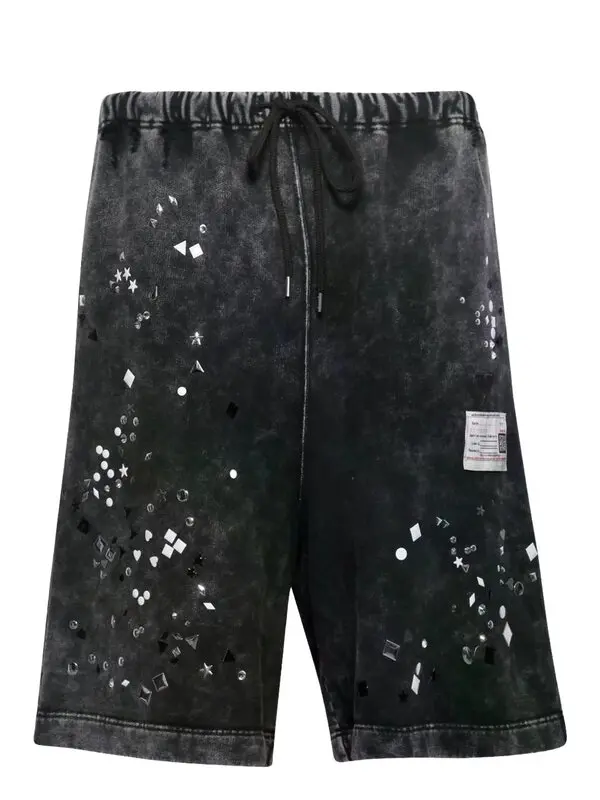 Mihara Yasuhiro Embellished Shorts - Black