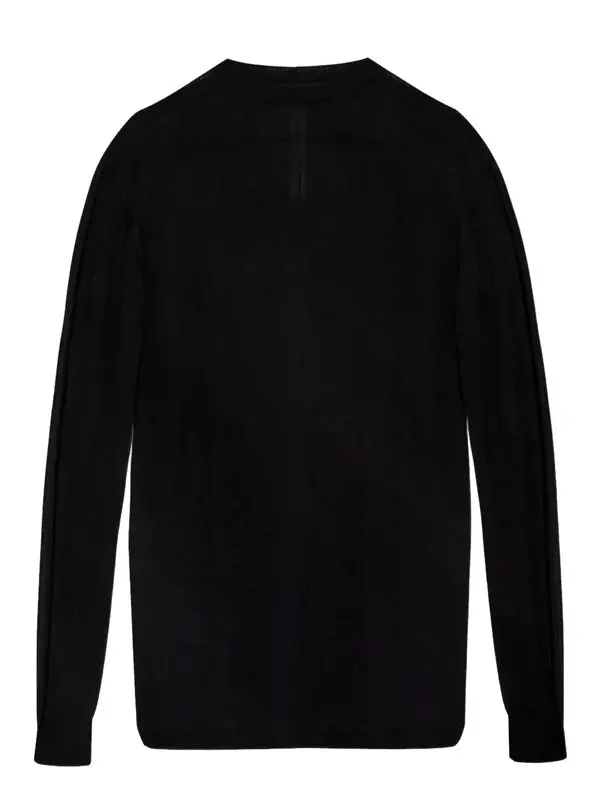 Rick Owens Mock-neck Long-sleeve Top - Black