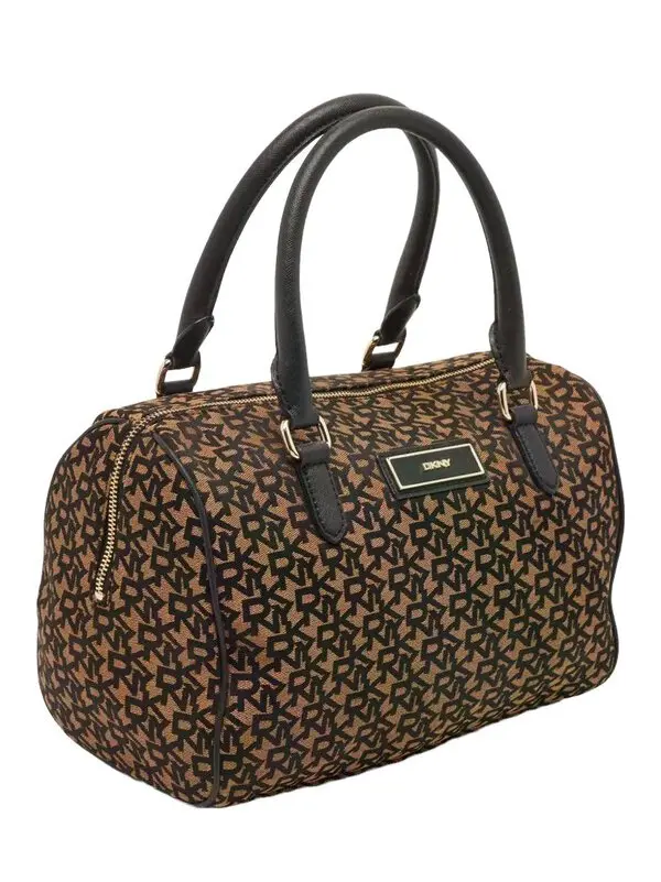 Dkny Monogram Duffle Bag - Brown