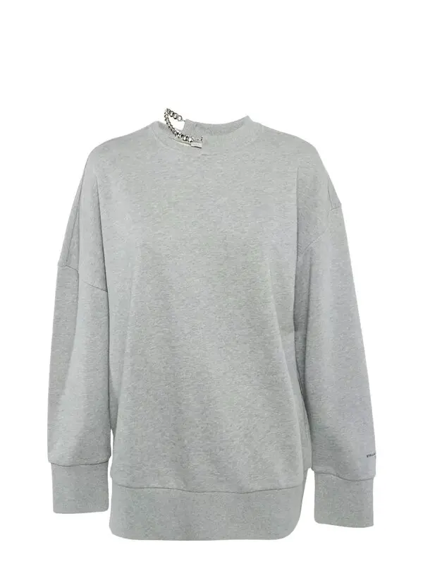 Stella McCartney Chain-embellishment Sweatshirt - Grey