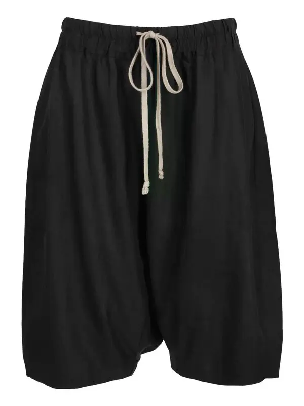 Rick Owens Fw12 Soft Pod Drawstring Trousers - Black