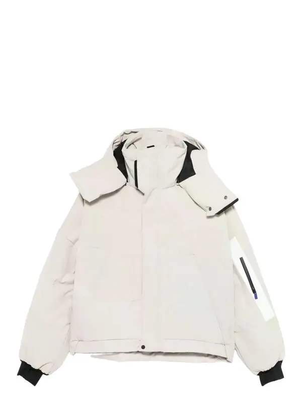 Templa Hooded Zip-fastening Ski Jacket - Neutrals
