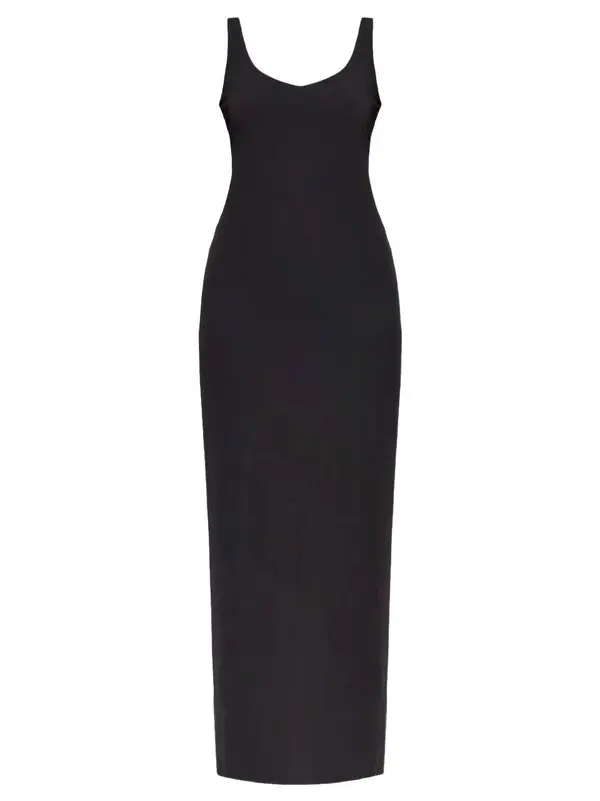 Bond Eye Scoop-neck Dress - Black