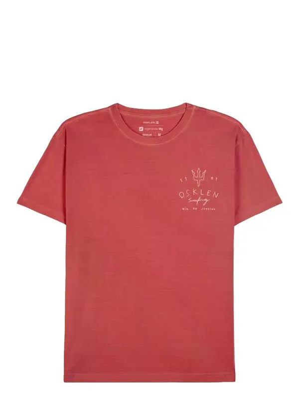 OSKLEN Short-sleeves Scribble-detail T-shirt - Red