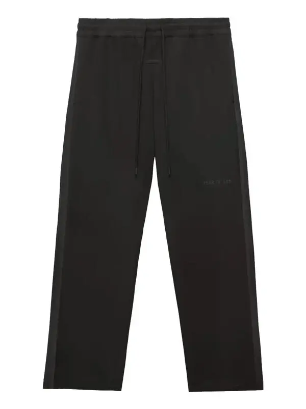 Adidas X Fear Of God Athletics Drawstring-waist Track Pants - Black