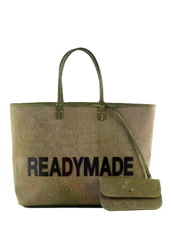 Readymade Trim Pouch Tote Bag - Neutrals