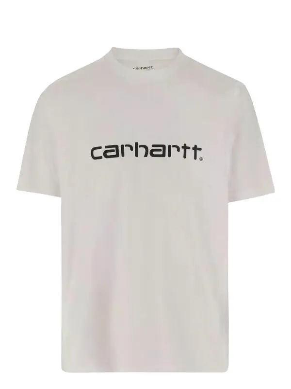 Carhartt Work In Progress Logo Print T-shirt - White