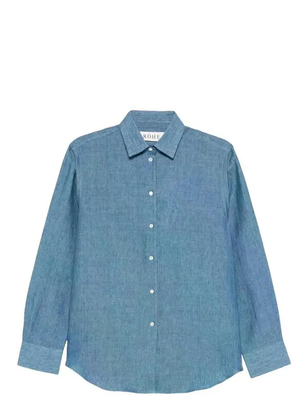 RÓHE Long-sleeve Shirt - Blue