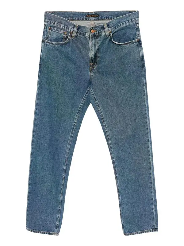 Nudie Jeans Gritty Straight Leg Jeans - Blue