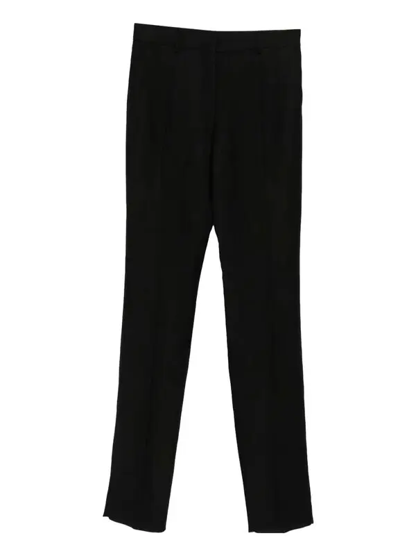 Sportmax Front-pleat Trousers - Black
