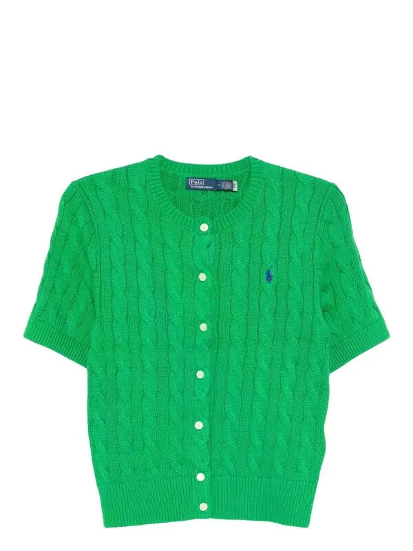 Polo Ralph Lauren Logo-embroidered Cardigan - Green