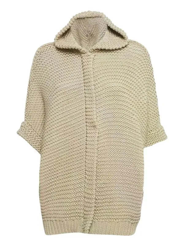 Brunello Cucinelli Hooded Cardigan - Neutrals