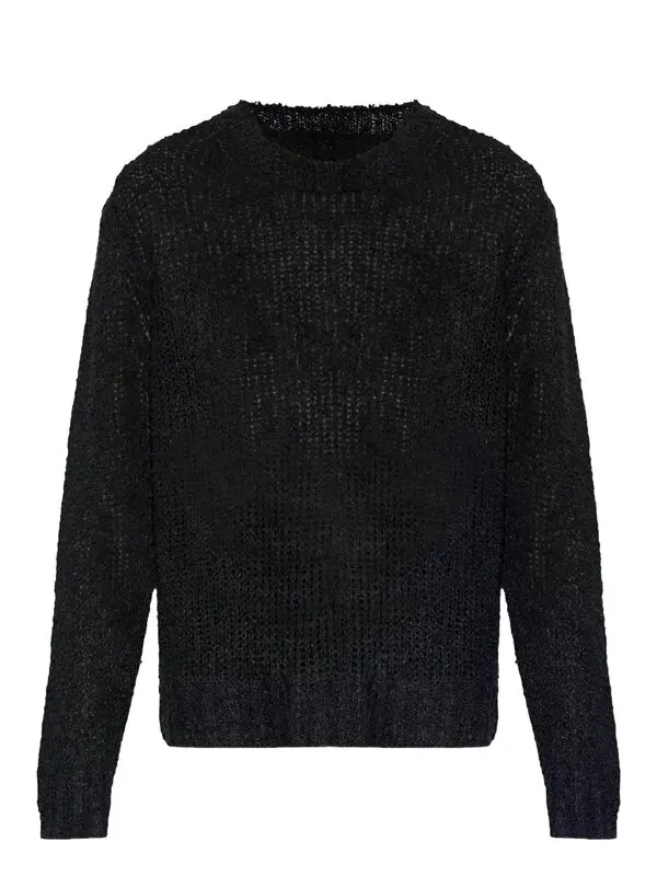 JIL SANDER Knitted Sweater - Black