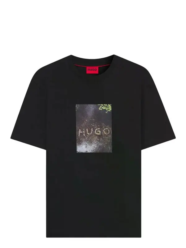 Hugo Graphic-print T-shirt - Black