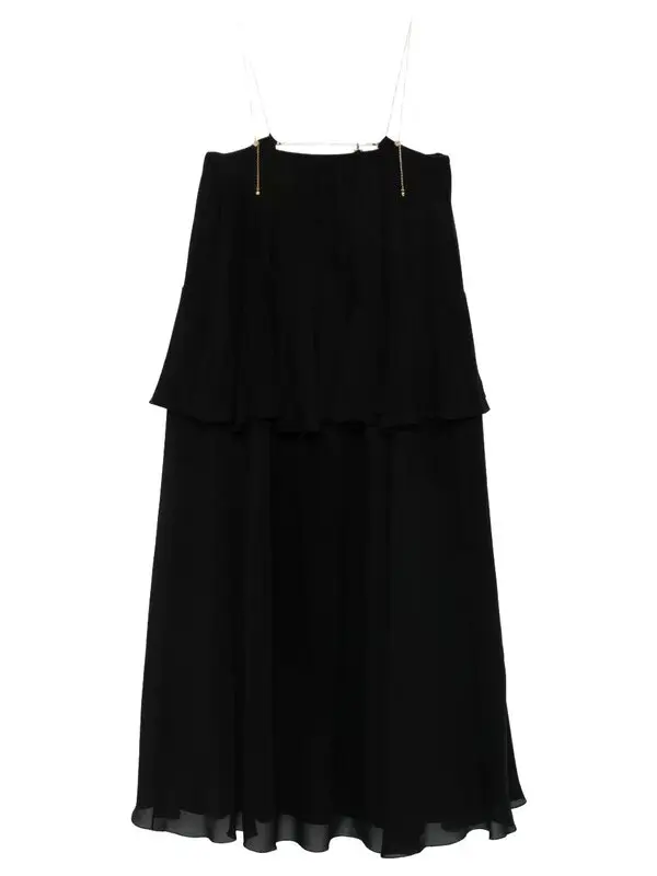 Chloé Open-back Maxi Dress - Black