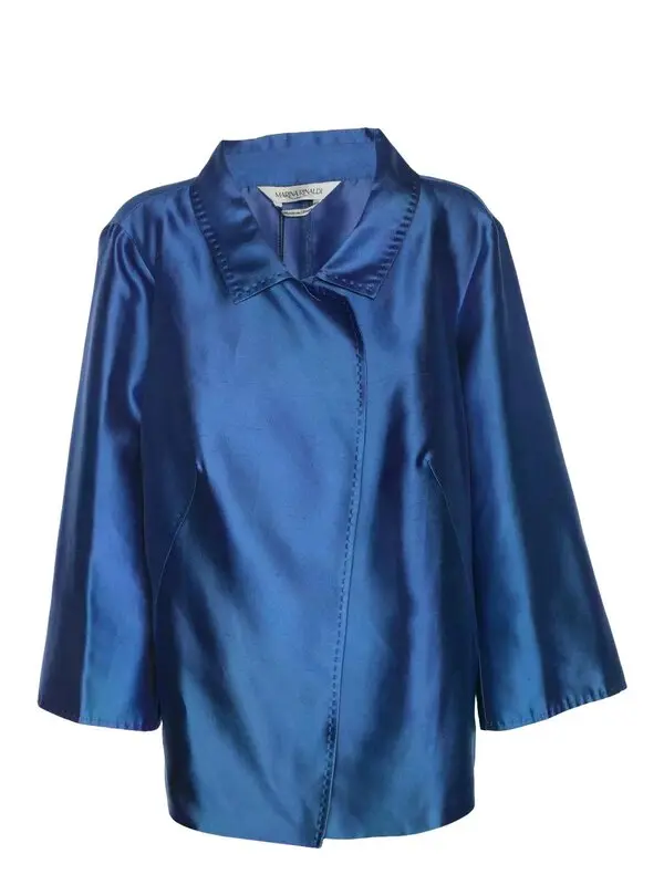 Marina Rinaldi Silk Jacket - Blue