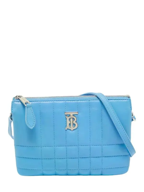 Burberry Lola Quilted Leather Cross Body Bag - Blue