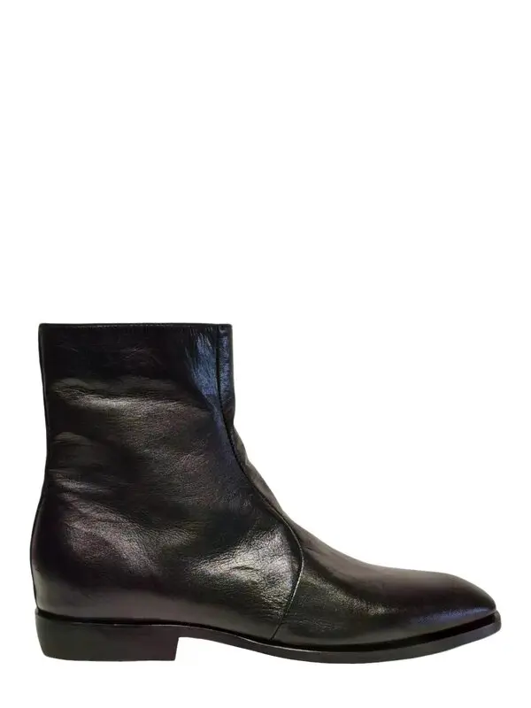 HENDERSON BARACCO Leather Ankle Boots - Black