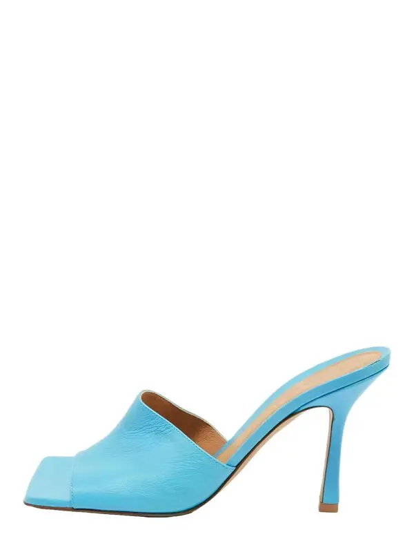 Bottega Veneta Stretch Leather Sandals - Blue
