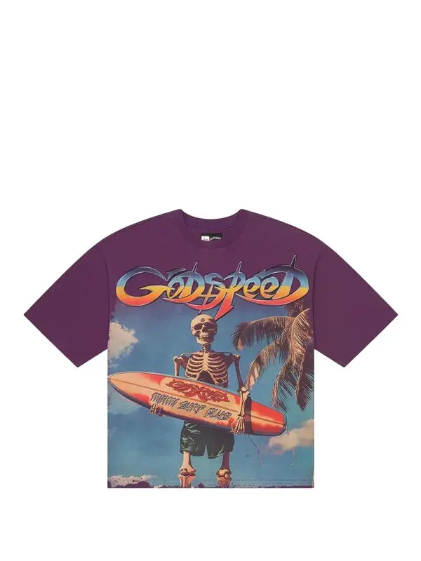 GODSPEED Miami Surf Club T-shirt - Purple