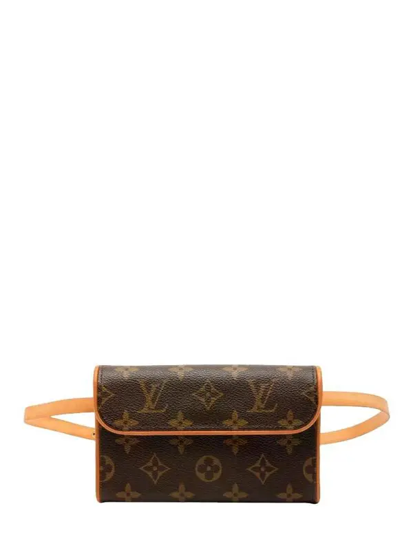 LOUIS VUITTON 2002 Monogram Pochette Florentine Belt Bag - Brown
