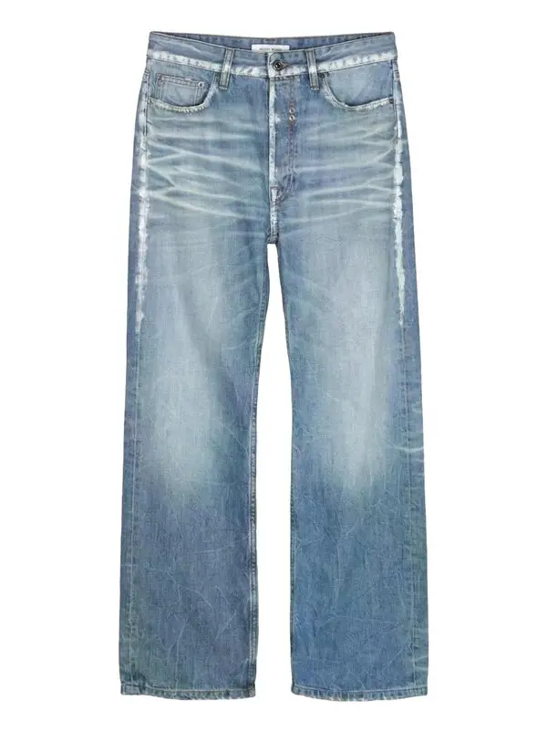 Wood Wood Paulo Pinnacle Straight-leg Jeans - Blue