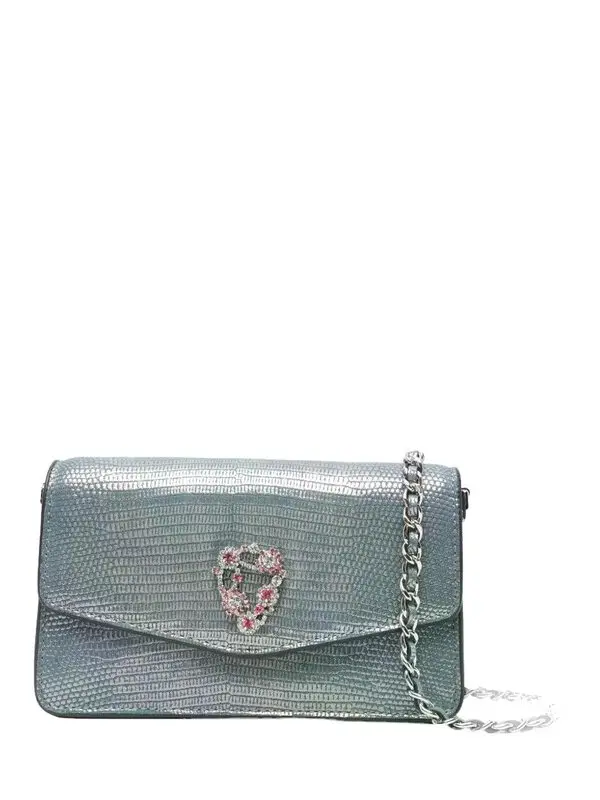 ASPINAL OF LONDON Eliza Embellished Mini Bag - Blue