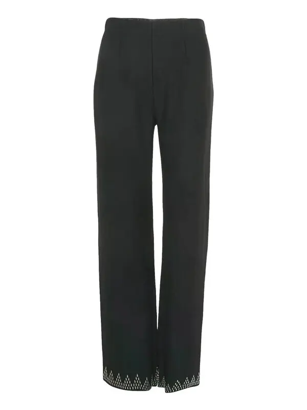 Alaïa Embellishment Trousers - Black