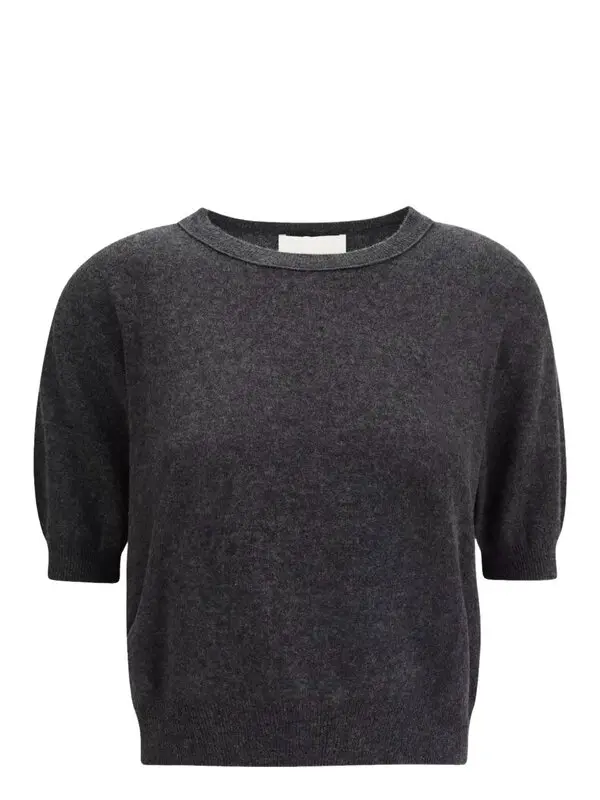 LISA YANG Genevra Puff-sleeve T-shirt - Grey
