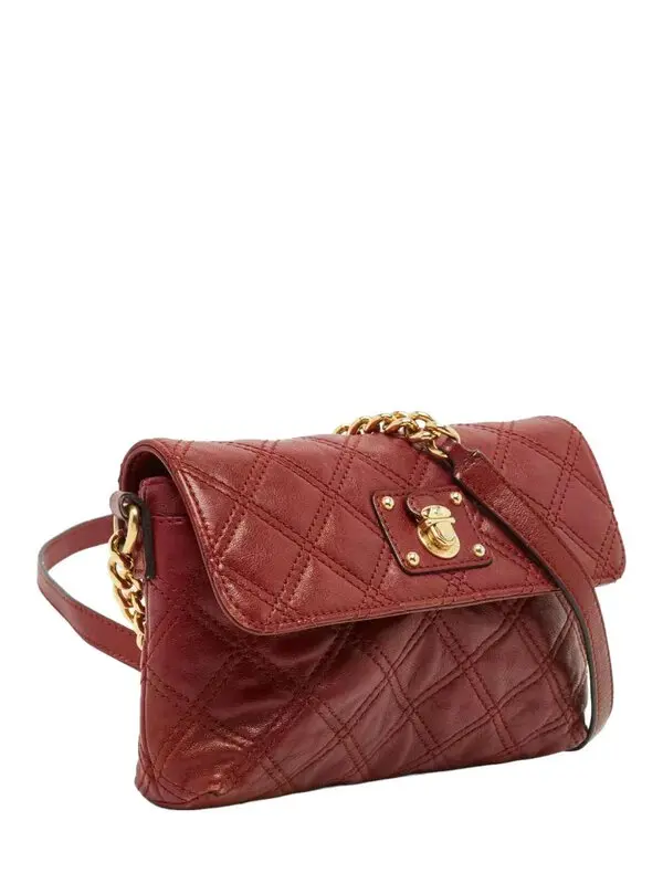 Marc Jacobs Quilted Chain-link Shoulder Bag - Red