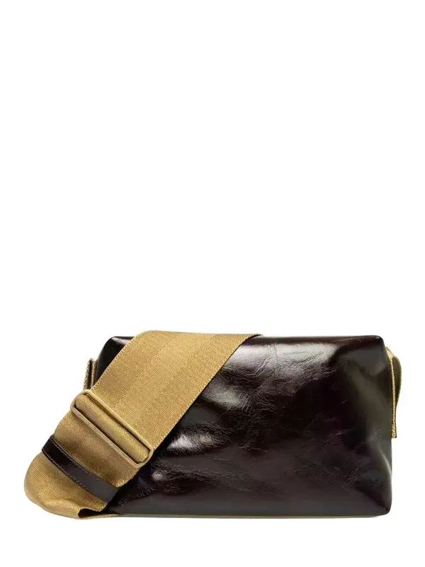 UMA WANG Rectangle Shoulder Bag - Brown