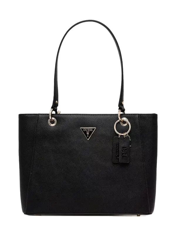 Guess Logo-appliqué Tote Bag - Black