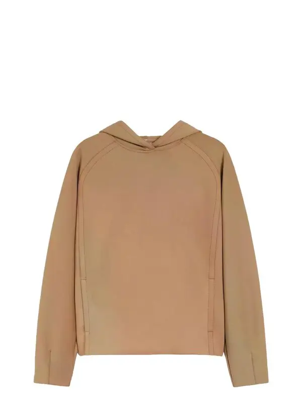 Max Mara Raglan-sleeve Hoodie - Brown